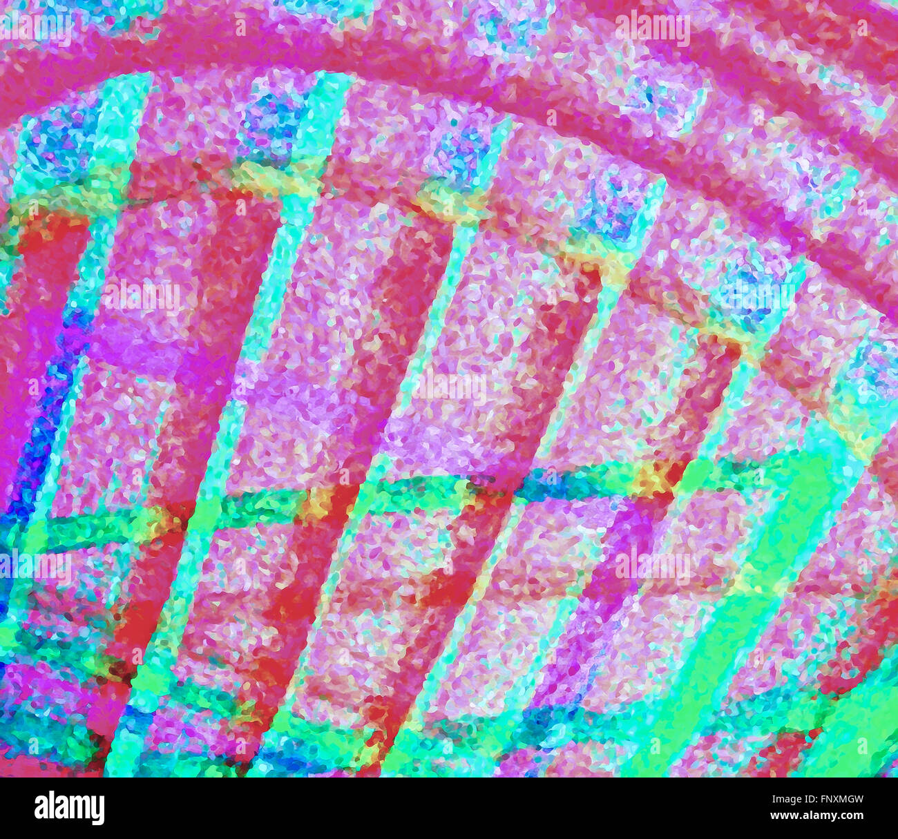 Abstract forms and colored lines with textured surface as concept of ...