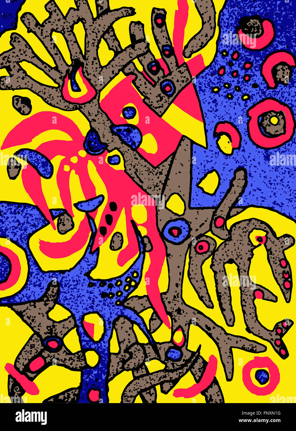 African Abstract Artwork Paintings