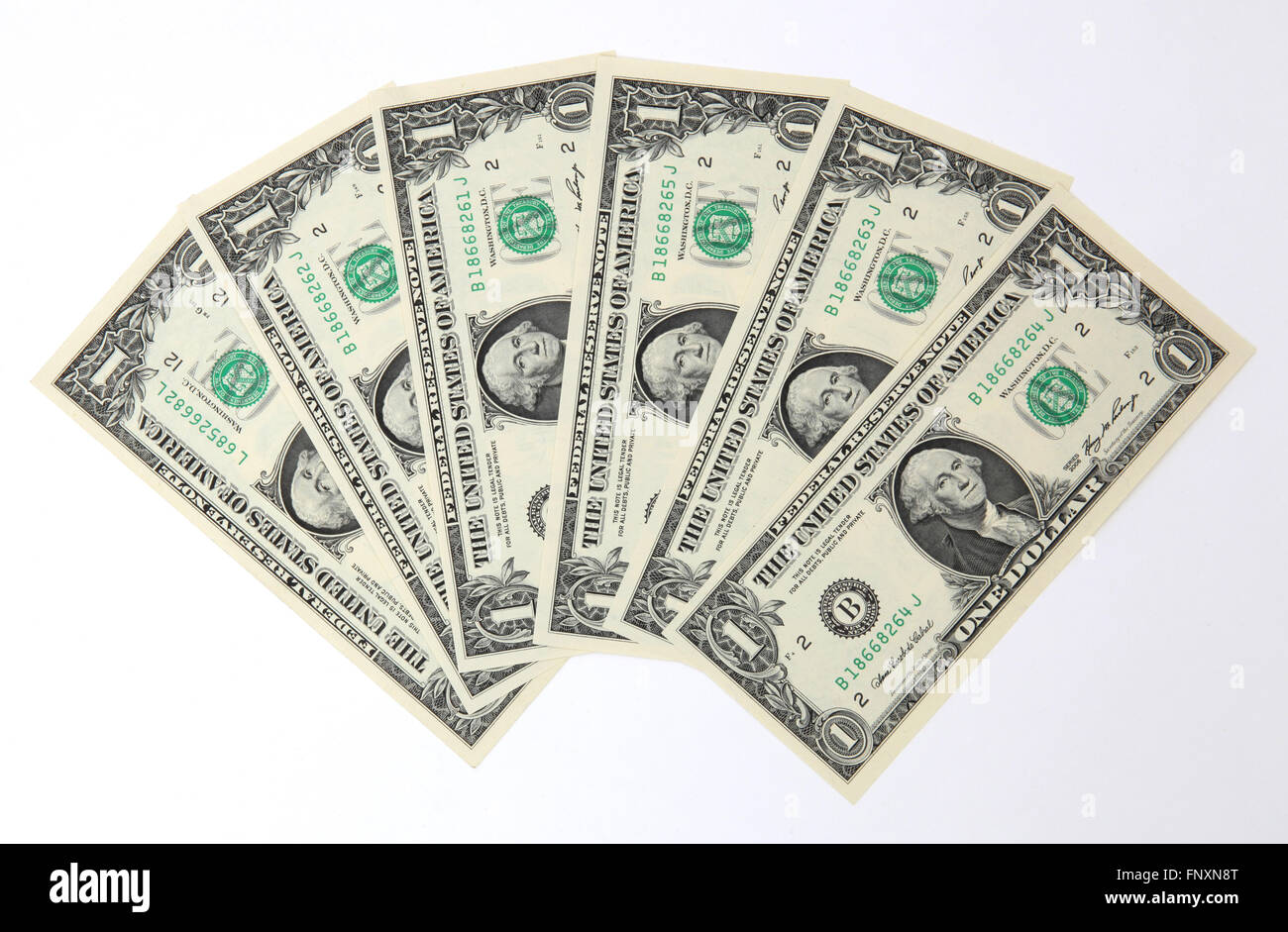US one dollar bills Stock Photo - Alamy