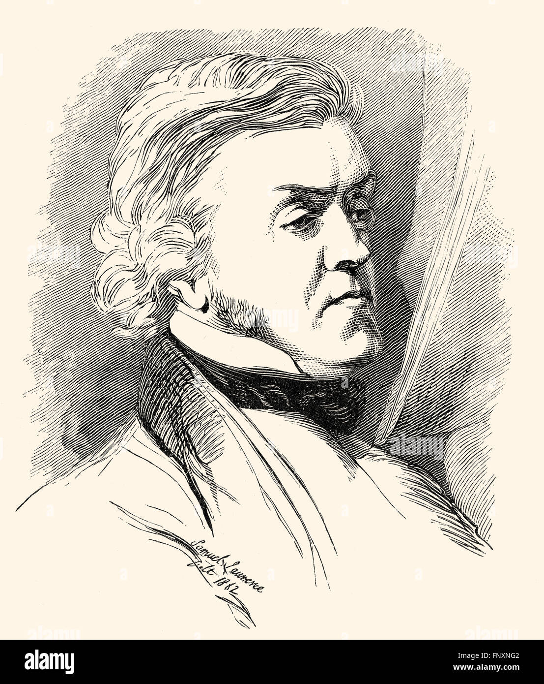 William Makepeace Thackeray, 1811 - 1863, an English writer Stock Photo ...