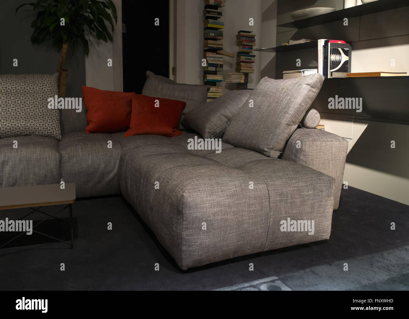 Gray sofa hi-res stock photography and images - Alamy