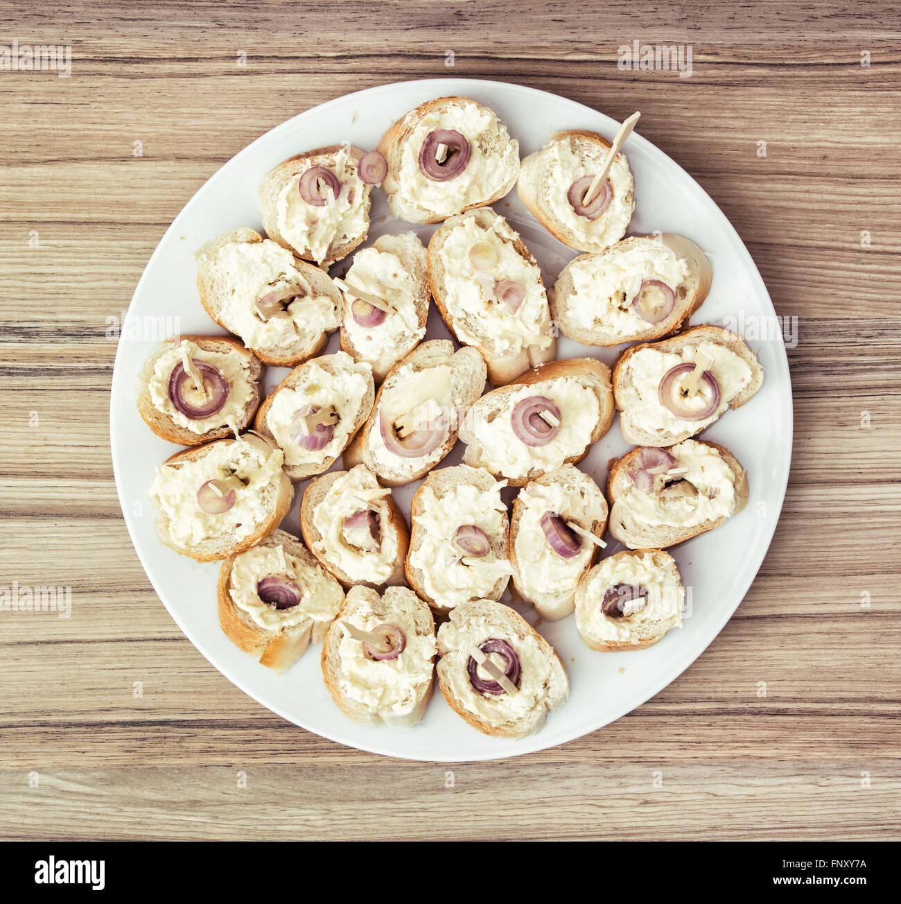 Open sandwich canapes hi-res stock photography and images - Alamy