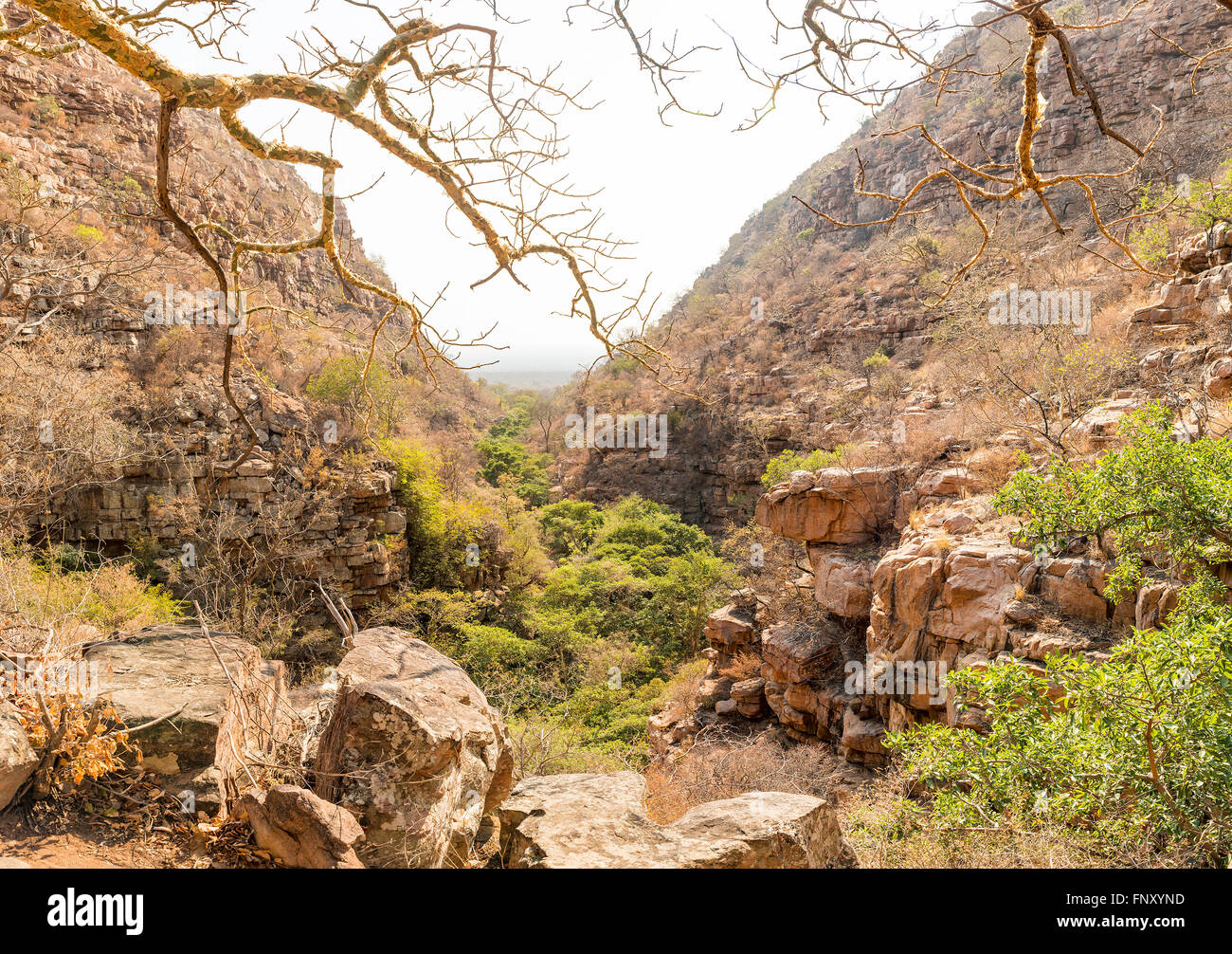 Moremi Gorge (Goo Moremi) is a deep ravine in rural Botswana, Africa ...