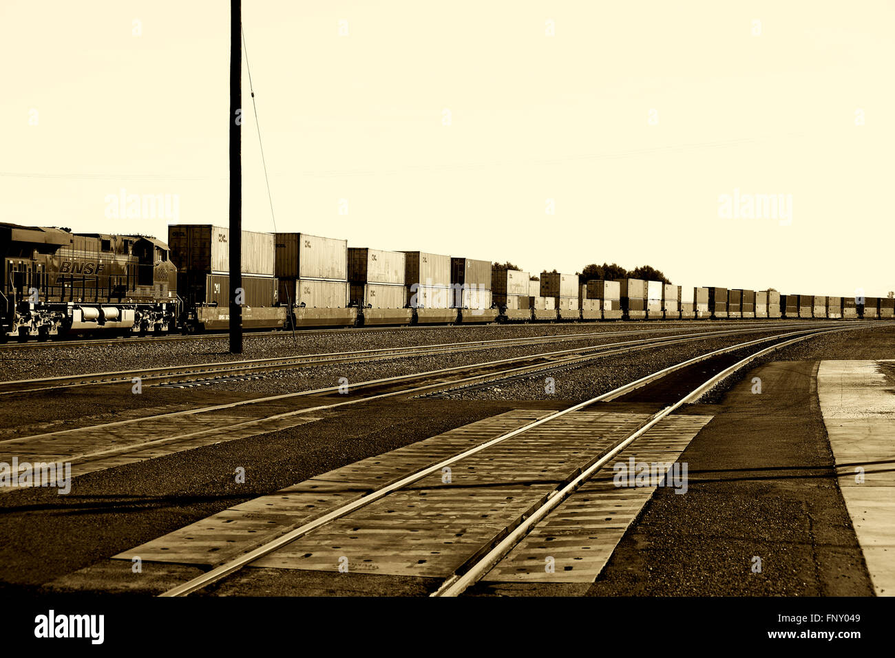 Railway in Needles Stock Photo - Alamy