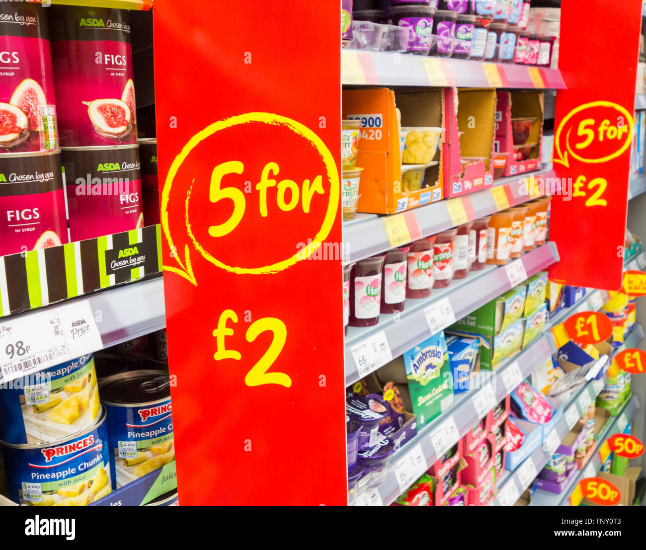 Asda aisle hi-res stock photography and images - Alamy