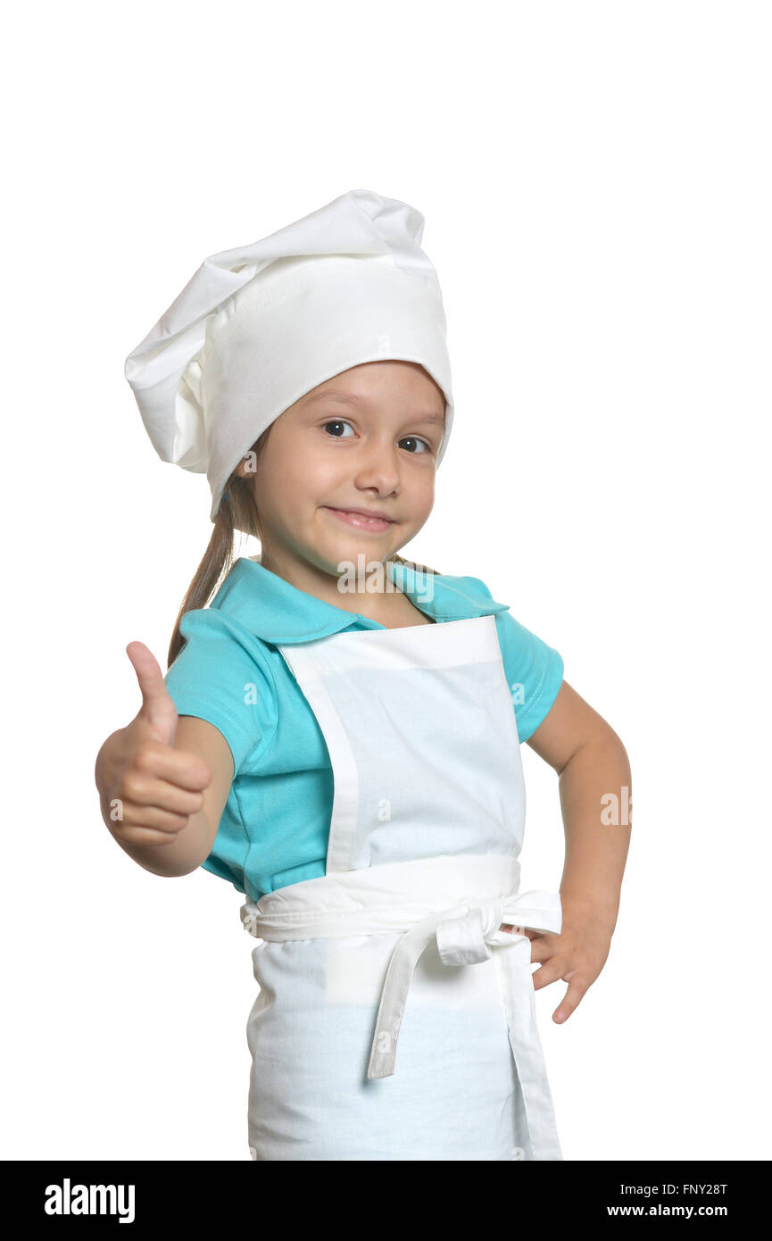 Smiling kitchen girl Stock Photo - Alamy