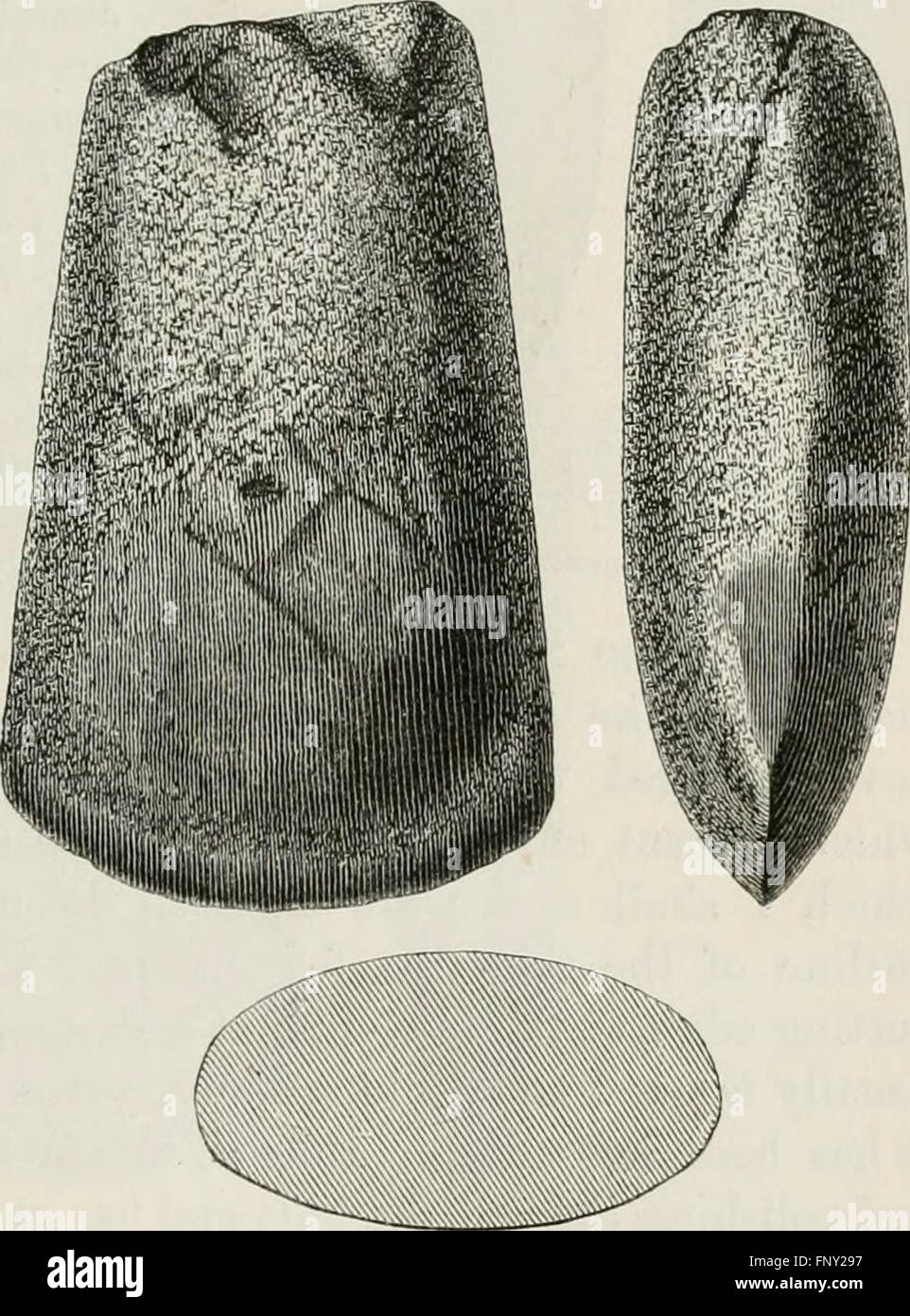 A 1872 work detailing ancient stone tools, weapons, and ornaments ...