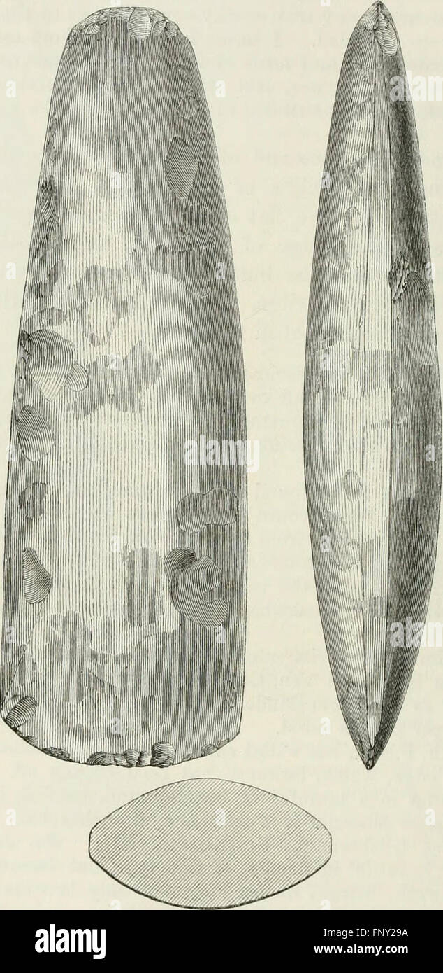 This 1872 publication explores ancient stone tools, weapons, and ...