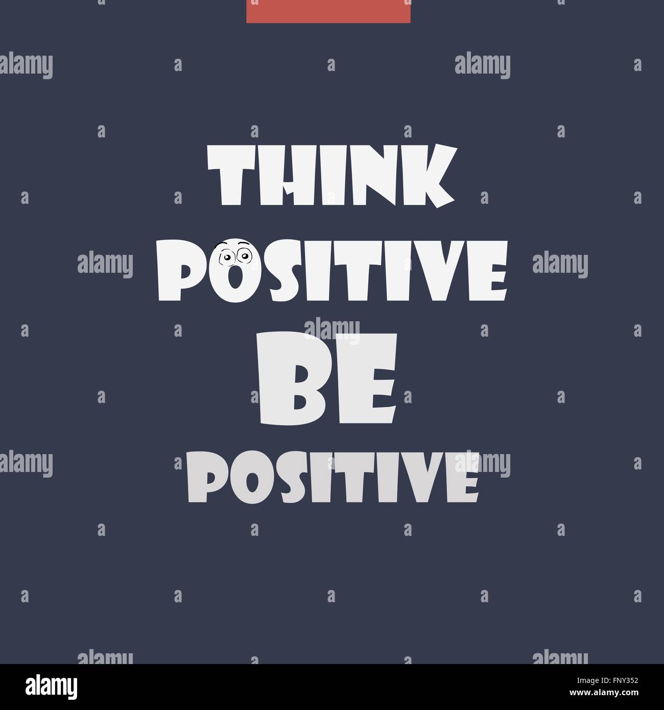 Positive optimistic attitude Stock Vector Images - Alamy