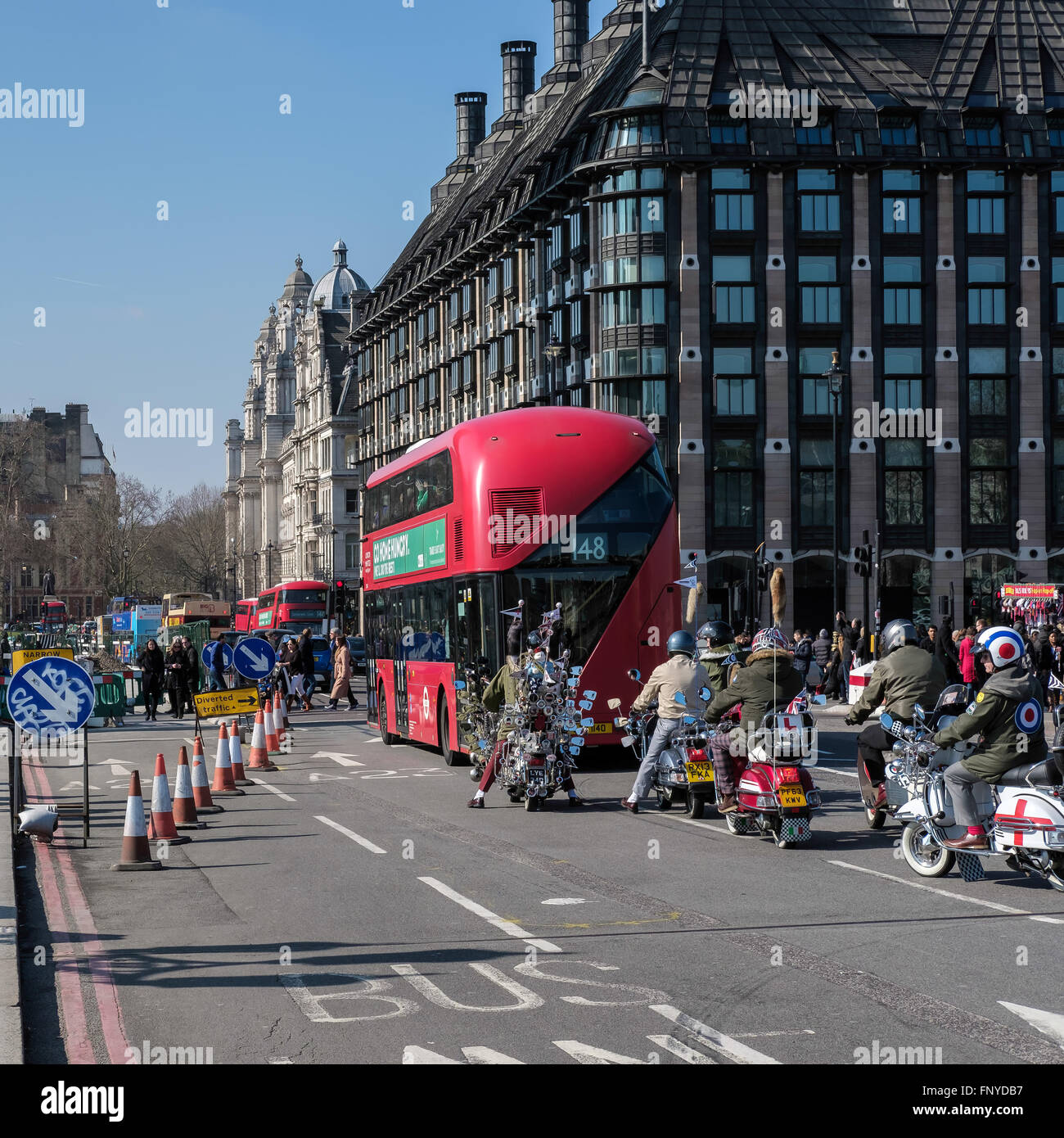 Mods back in London Stock Photo - Alamy