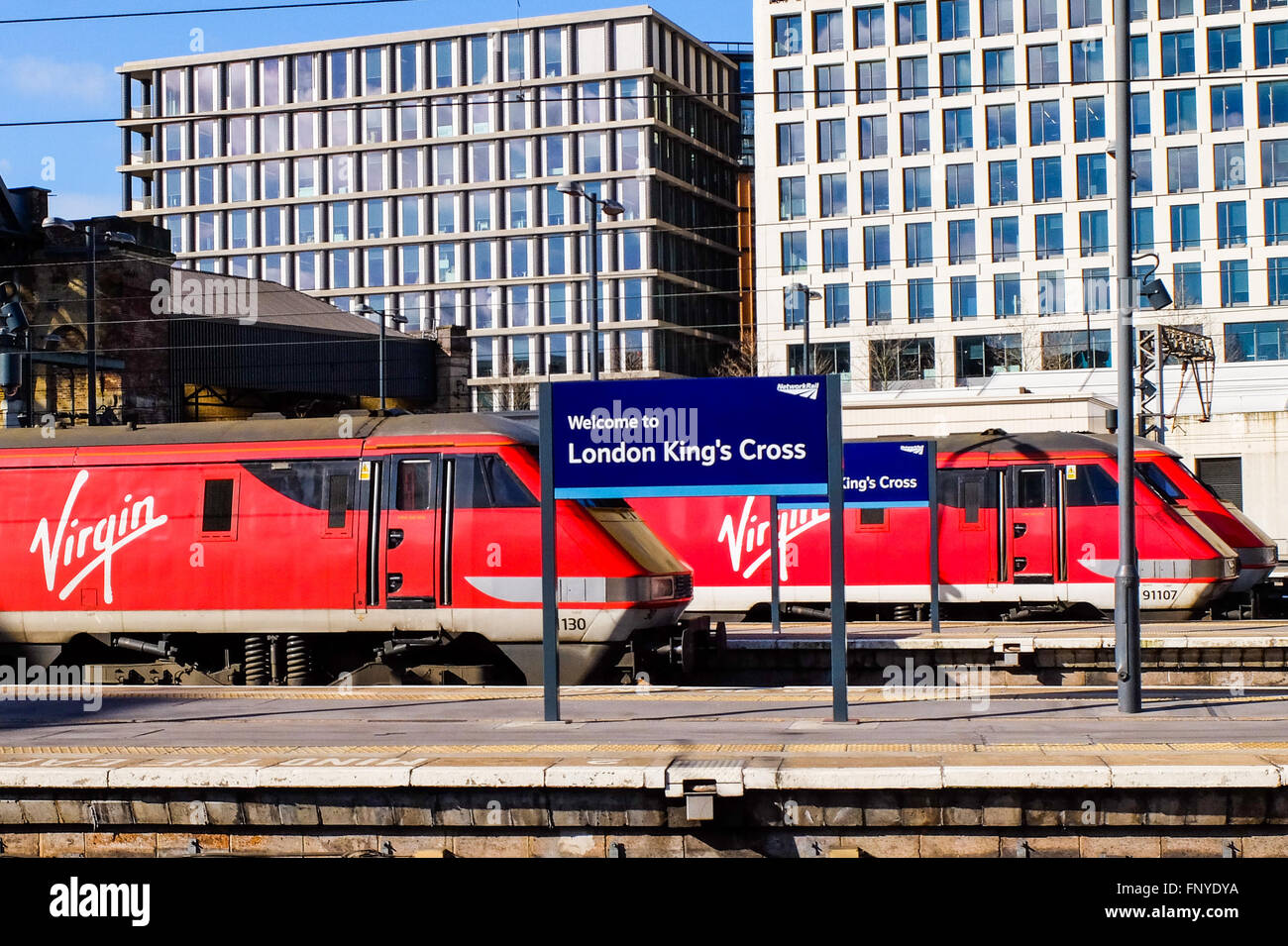 Virgin and stagecoach trains hi-res stock photography and images - Alamy
