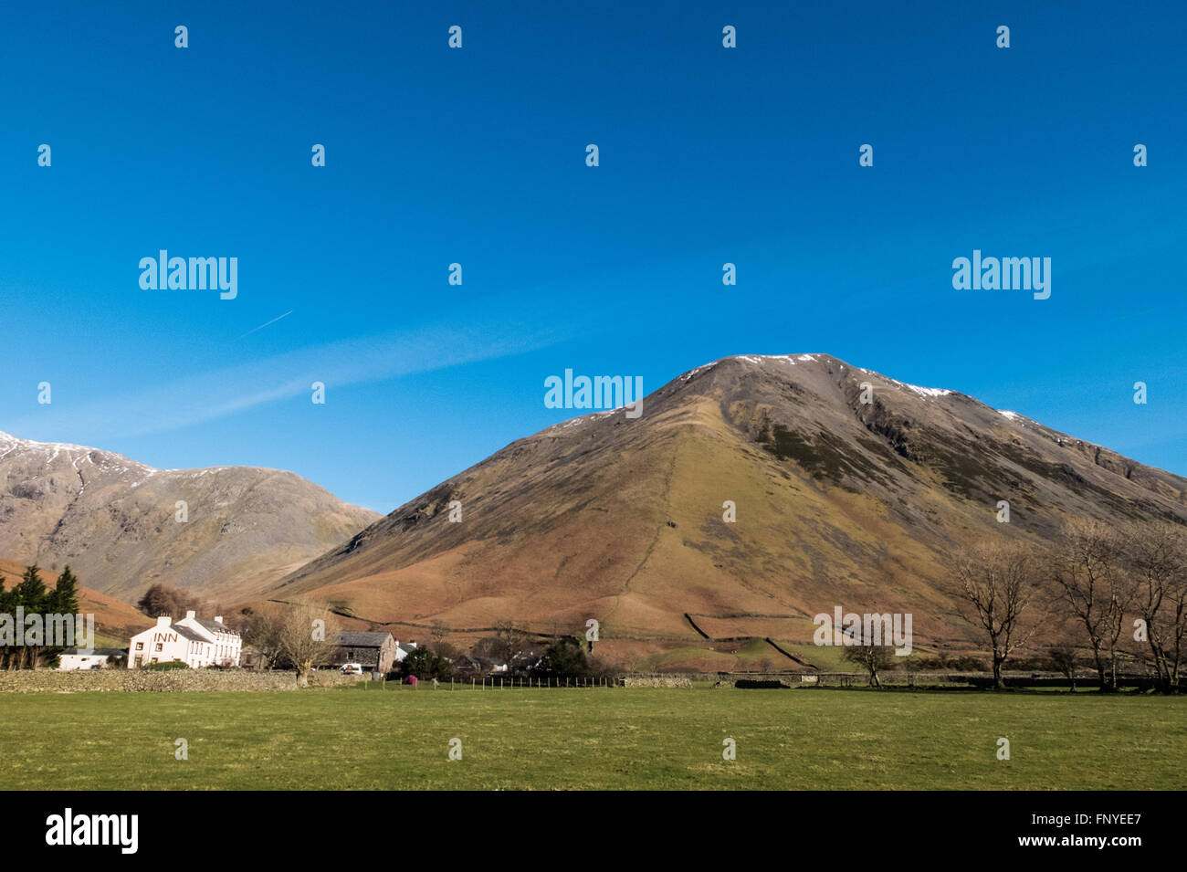 Wasdale Head, at the foot of Great Gable, Lake district, Cumbria, UK ...