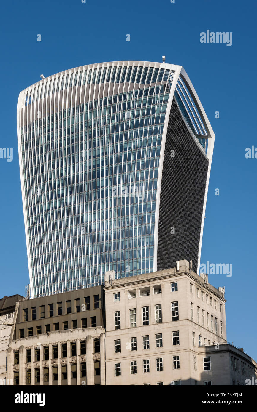 View of the Walkie Talkie Building in London Stock Photo - Alamy