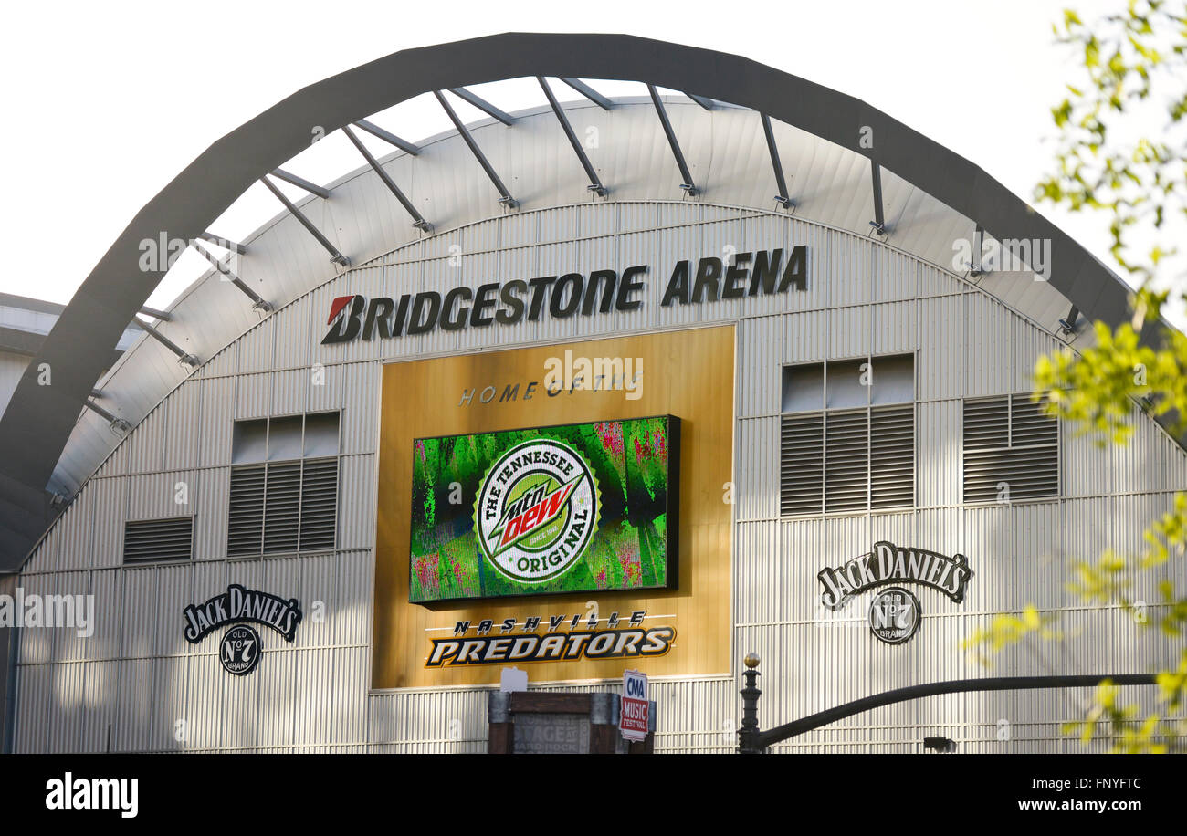 Bridgestone Arena Nashville Tennessee Stock Photo - Alamy