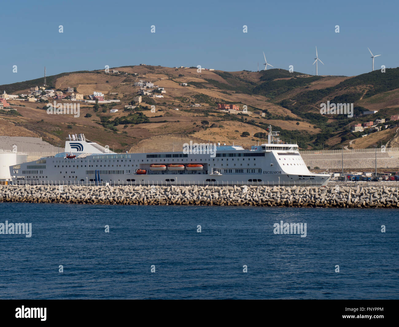 Morocco, Tangier Med port Stock Photo - Alamy