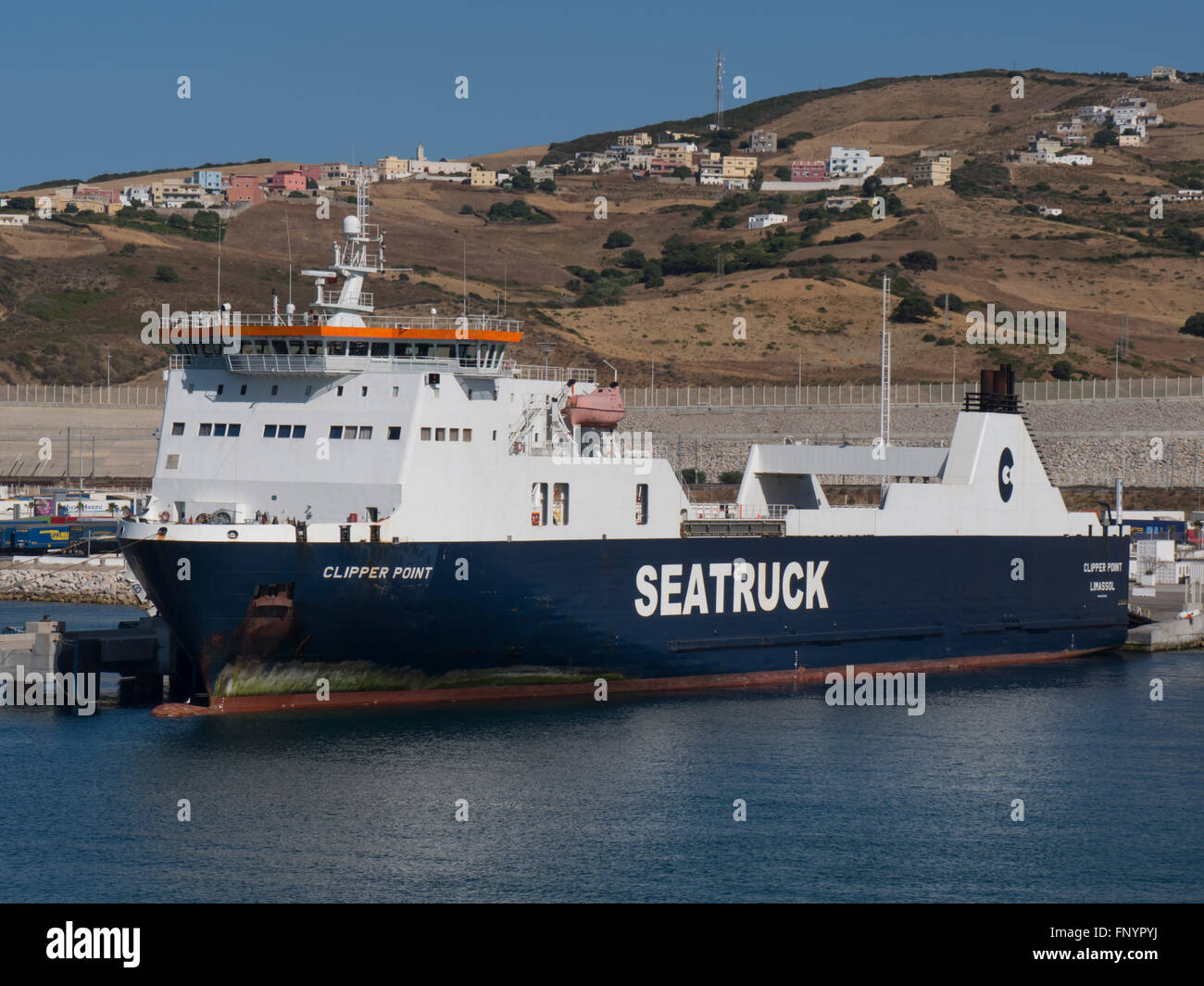 Morocco, Tangier Med port Stock Photo - Alamy