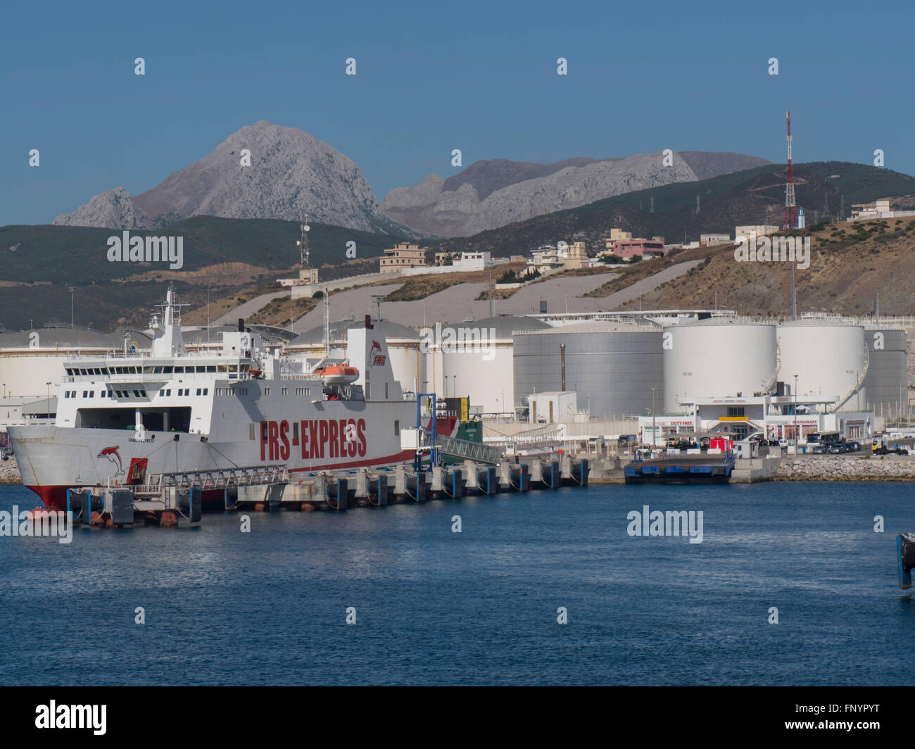Morocco, Tangier Med port Stock Photo - Alamy