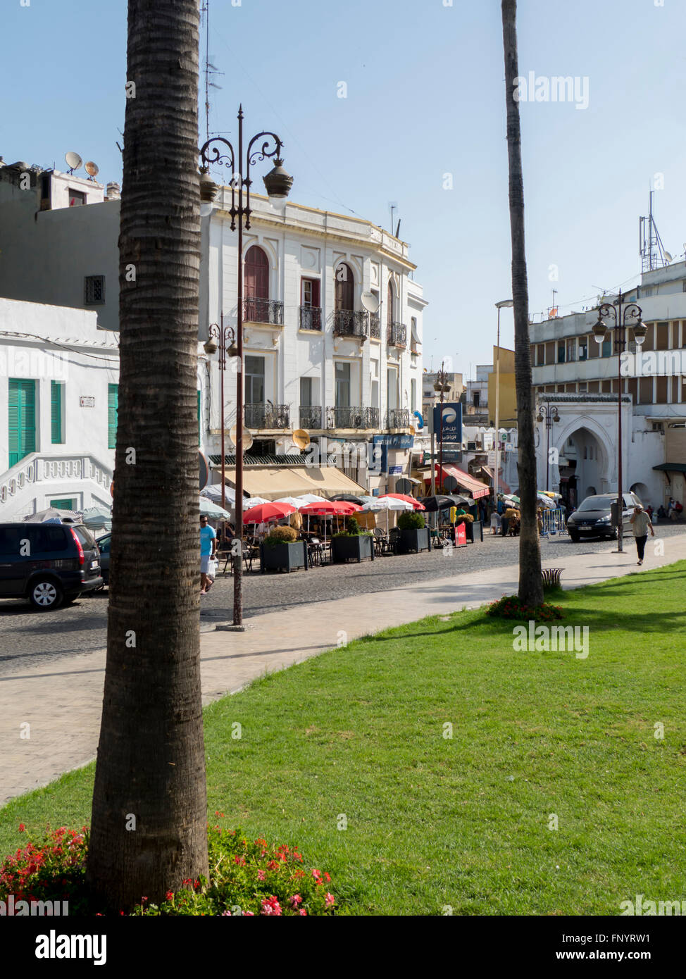 Morocco, Tangier, Grand Socco Stock Photo - Alamy