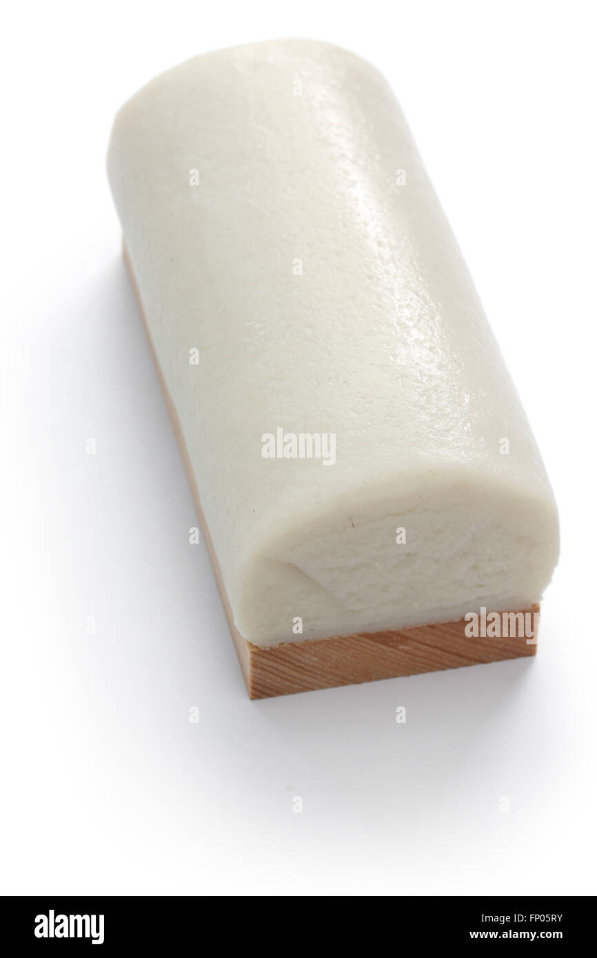 white kamaboko, japanese fish cake Stock Photo - Alamy