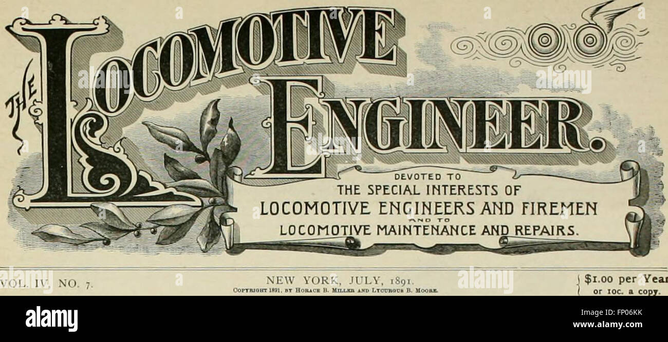 The 1888 edition of 'The Locomotive Engineer' discusses the engineering ...