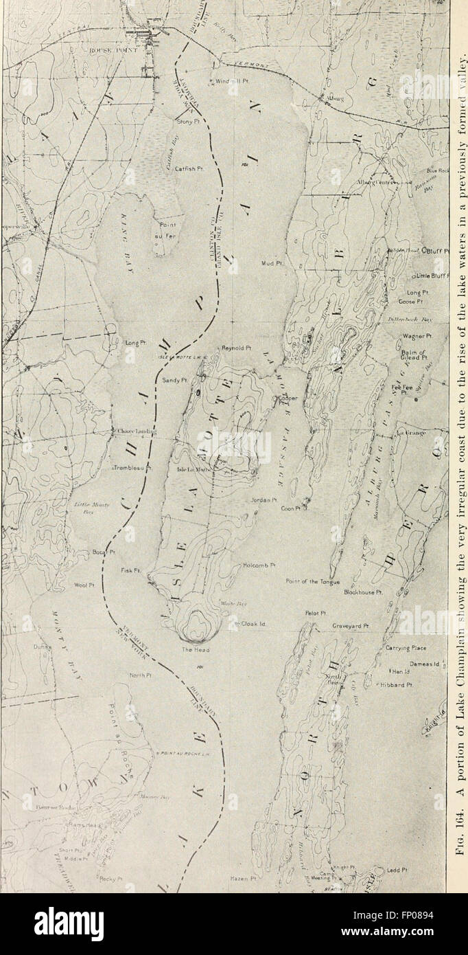 New york physical map hi-res stock photography and images - Alamy