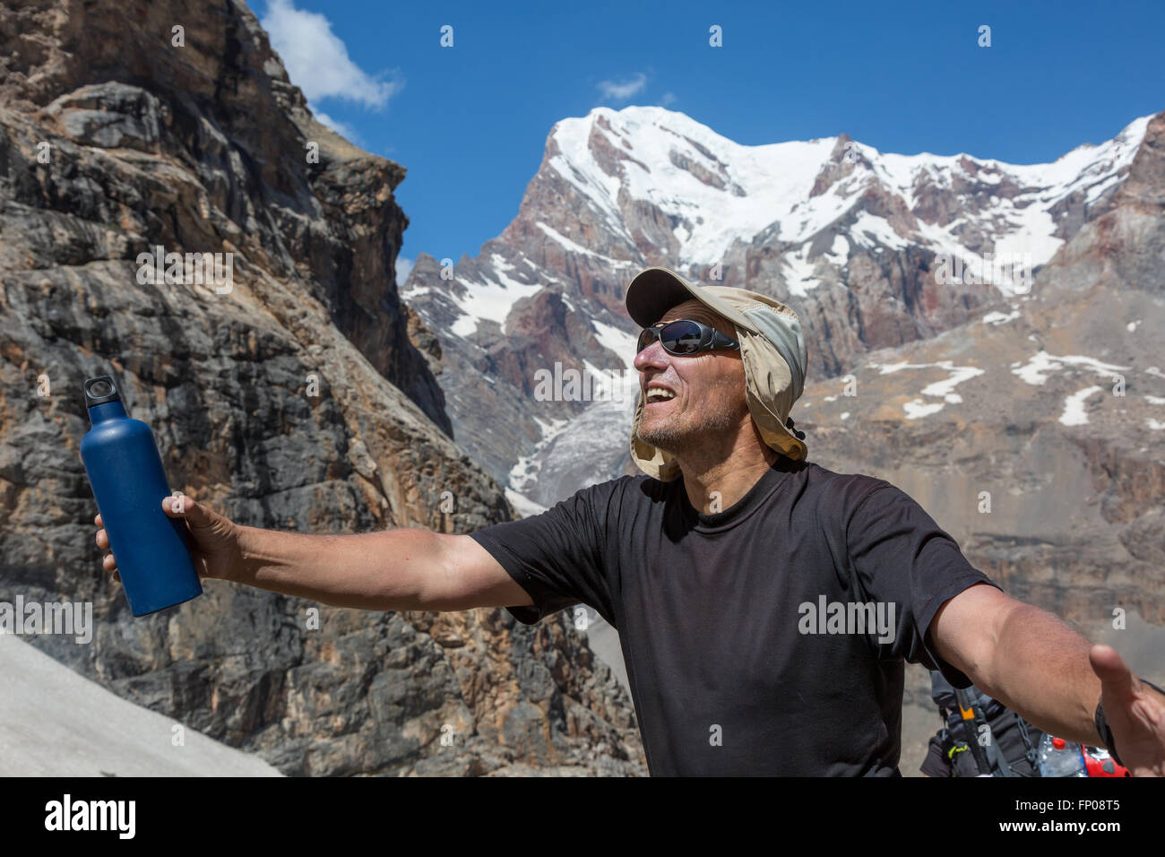 Mature Alpine Climber Portrait Stock Photo - Alamy