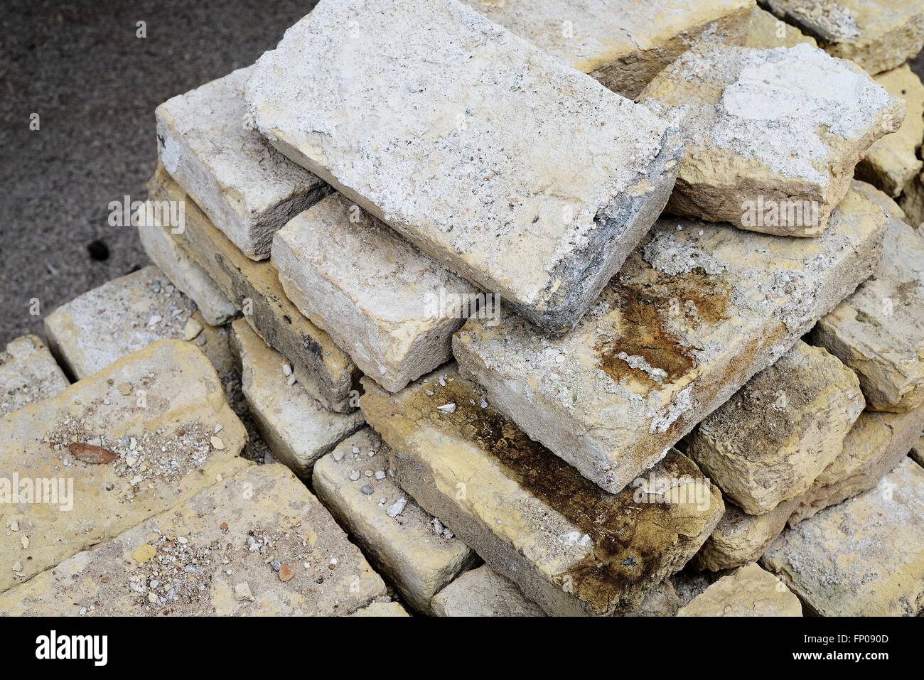 Pile of bricks Stock Photo - Alamy