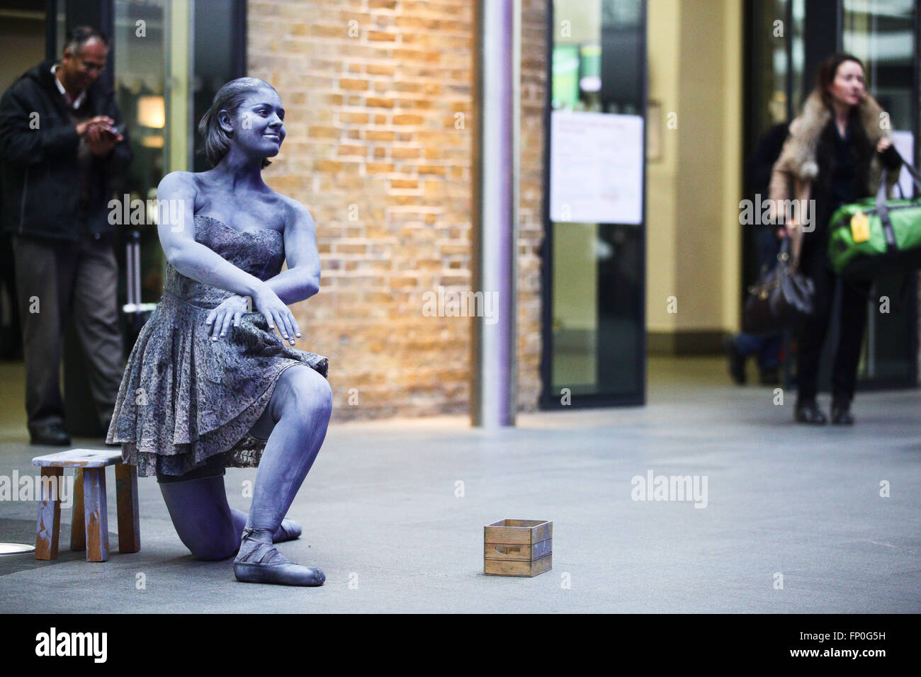 London, UK. 16th March, 2016. Pippa Moss - The Lady of Stone at the ...