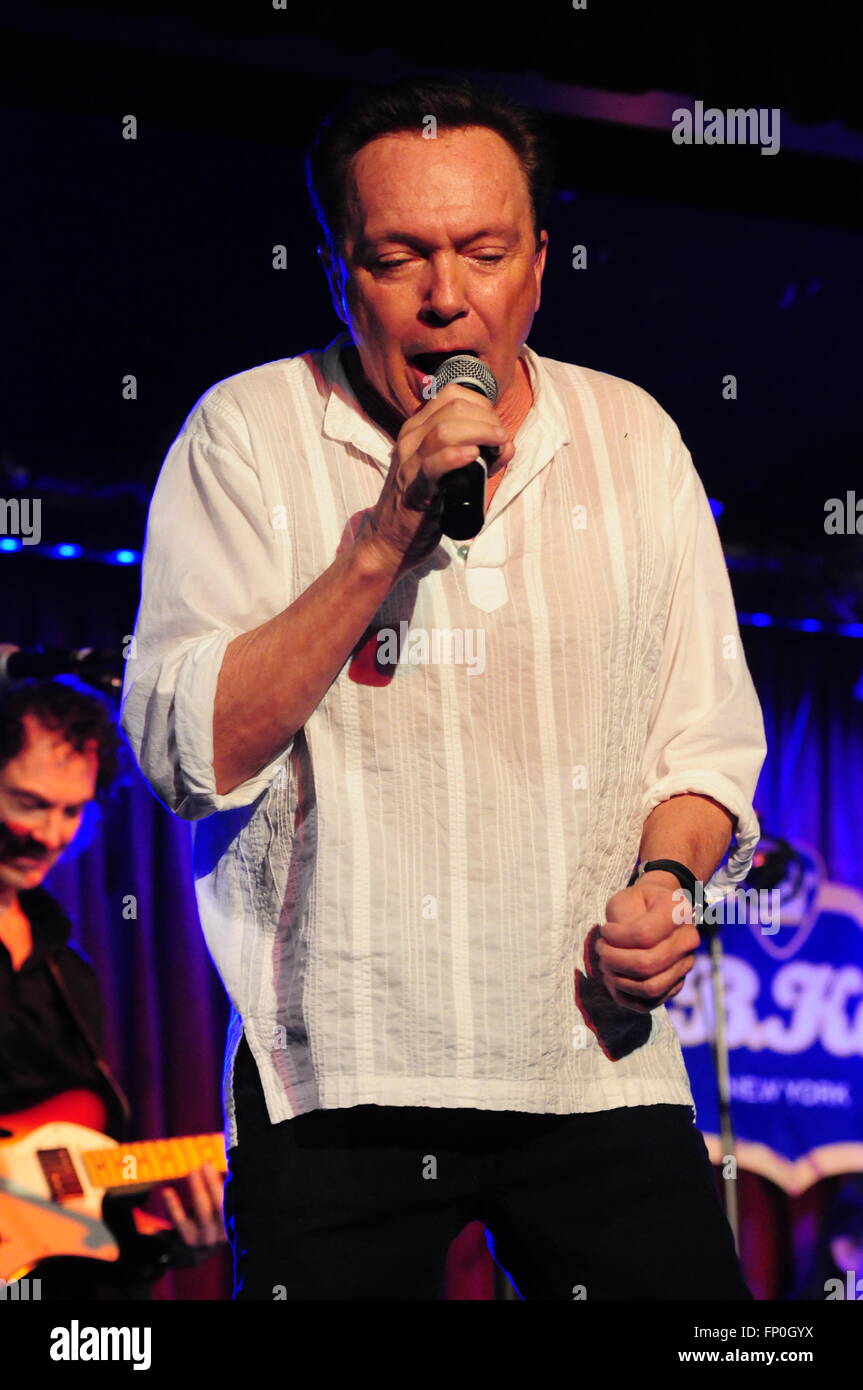 New York, New York, USA. 12th Mar, 2016. DAVID CASSIDY performing live ...