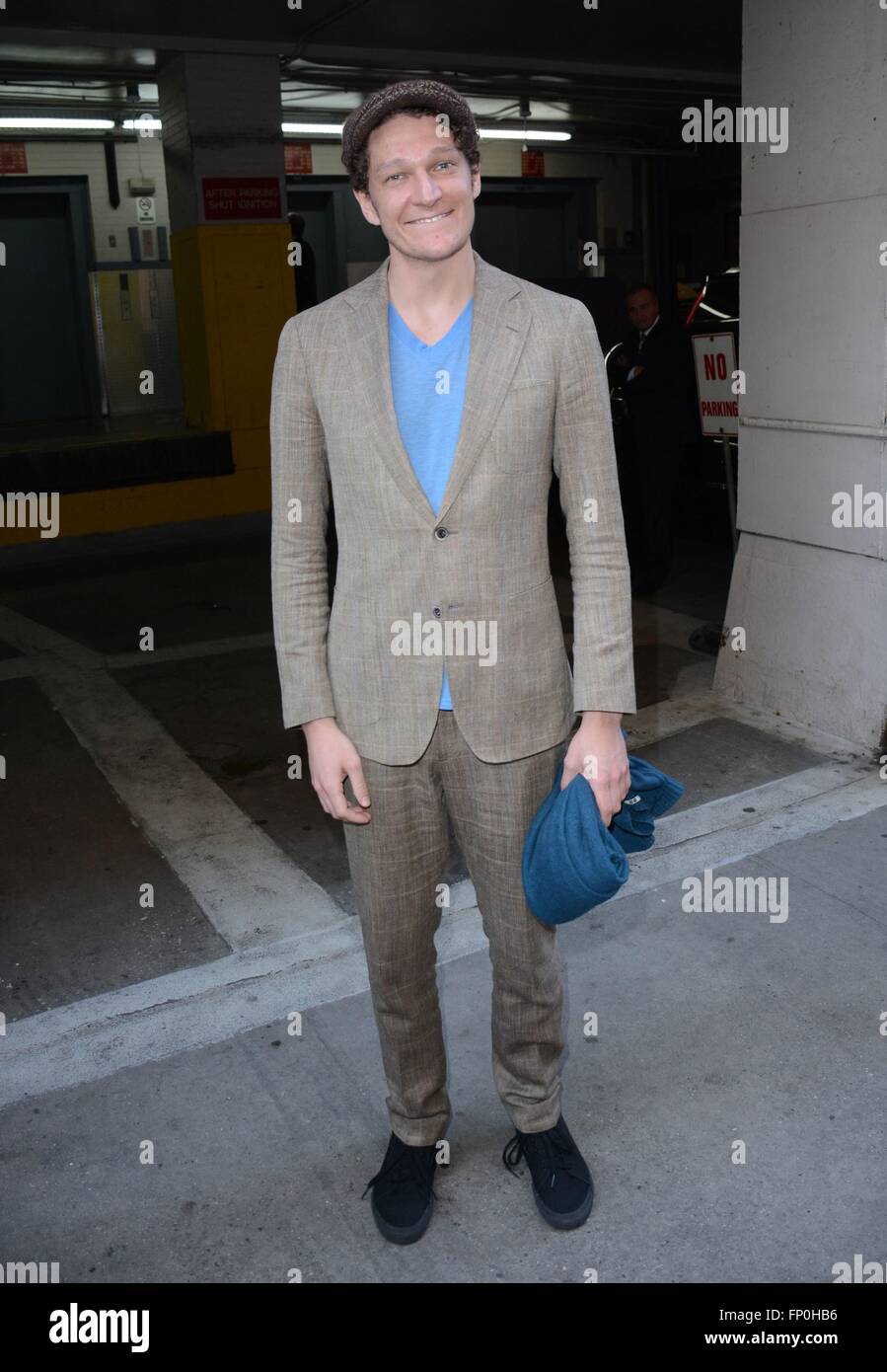 New York, NY, USA. 16th Mar, 2016. Gabriel Ebert out and about for ...