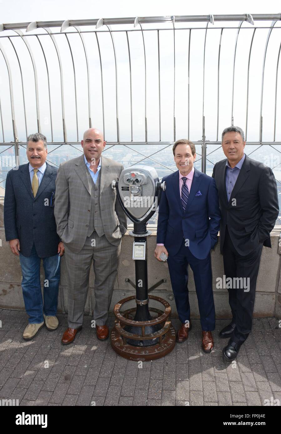 New York, NY, USA. 16th Mar, 2016. Keith Hernandez, Ray Lucas, Gary ...