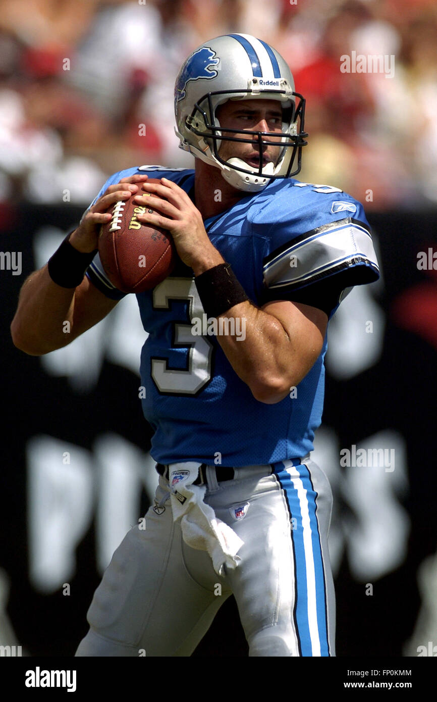 Tampa, Florida, USA. 2nd Oct, 2005. Detroit Lions quarterback Joey ...