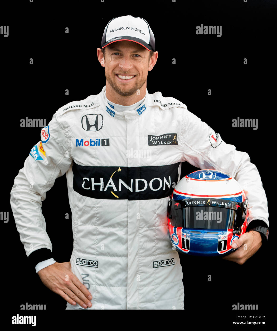 Albert Park, Melbourne, Australia. 17th Mar, 2016. Jenson Button (GBR ...