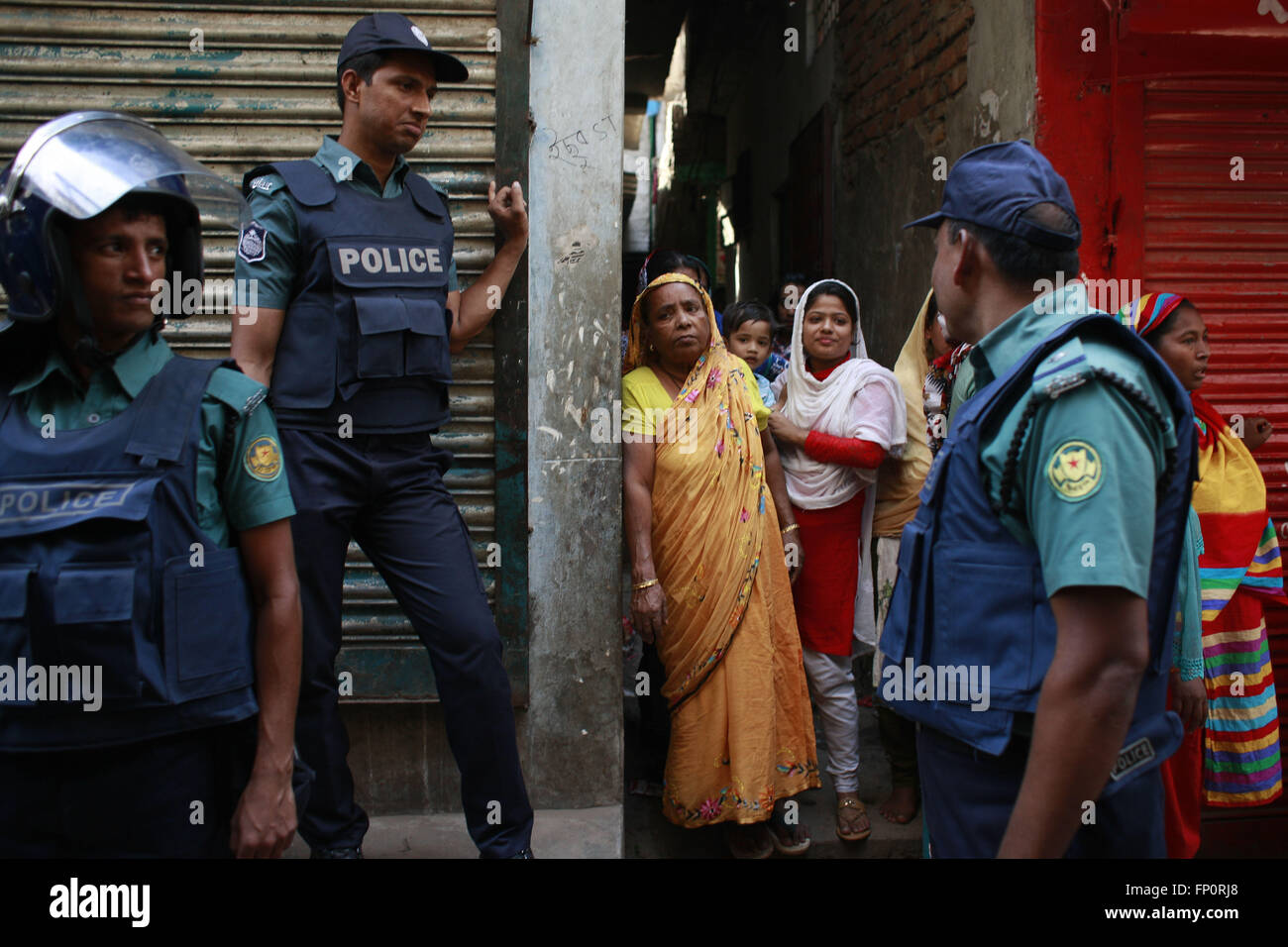 March 17, 2016 - Dhaka, Bangladesh - A clash erupted between two rival groups of Bihari ...