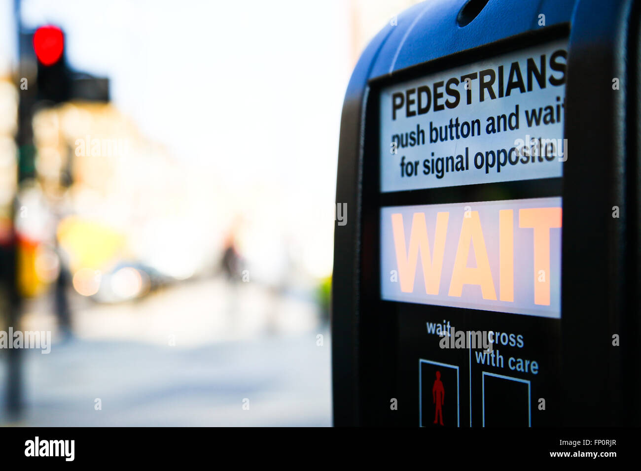 British pedestrian crossing wait sign hi-res stock photography and ...