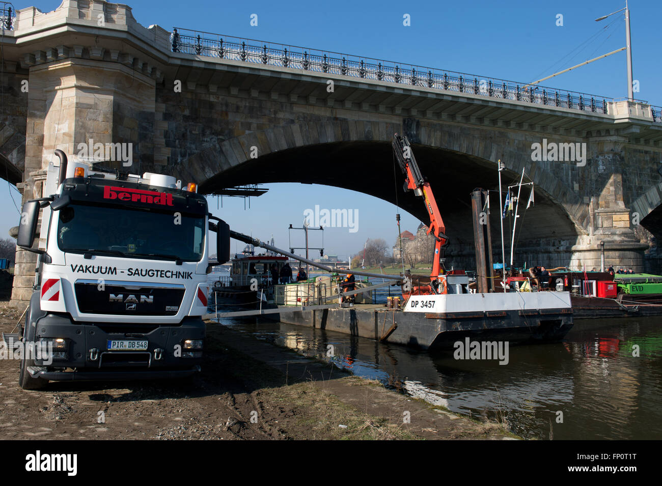 Salt is removed using suction technology, from the roughly 80-metre ...