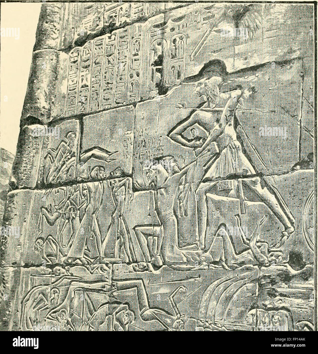 The struggle of the nations - Egypt, Syria, and Assyria (1896 Stock ...