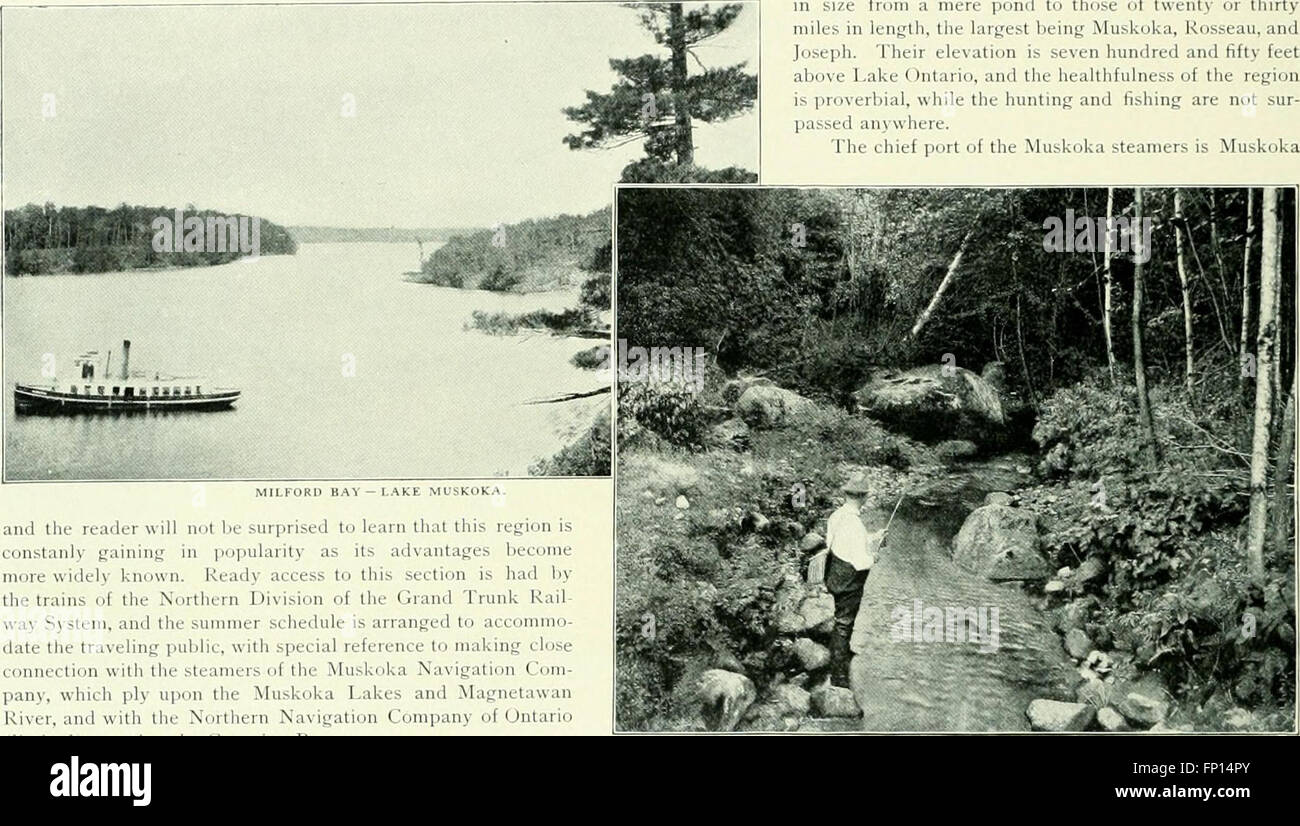 This guide outlines travel routes via the Grand Trunk Railway System ...