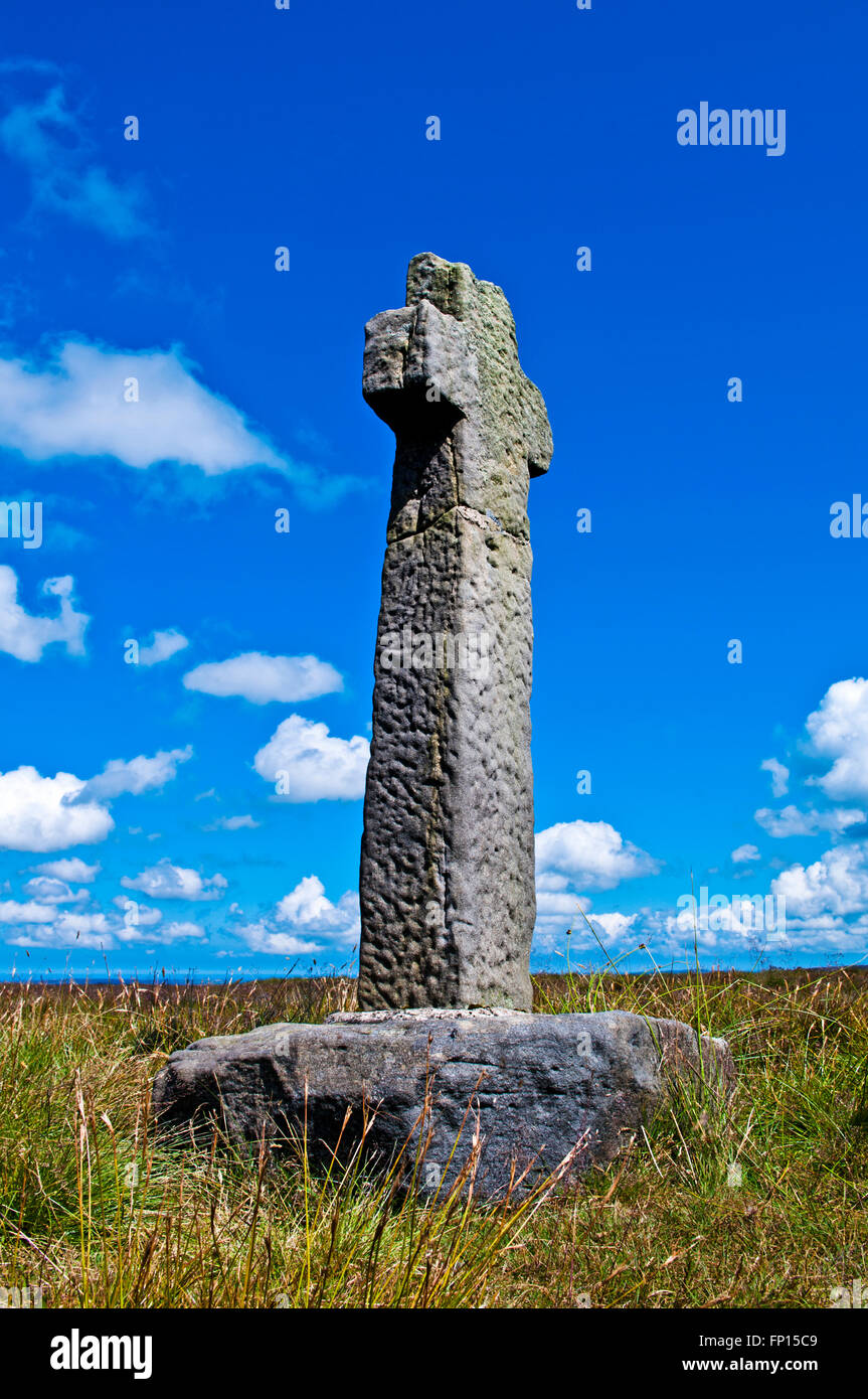 Old Ralph Cross, a medieval cross high on Westerdale Moor, by Blakey ...