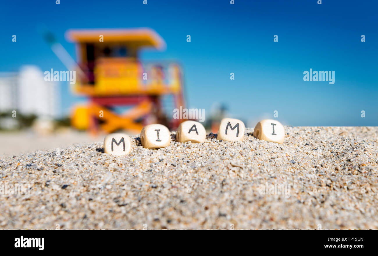 Florida letters hi-res stock photography and images - Alamy