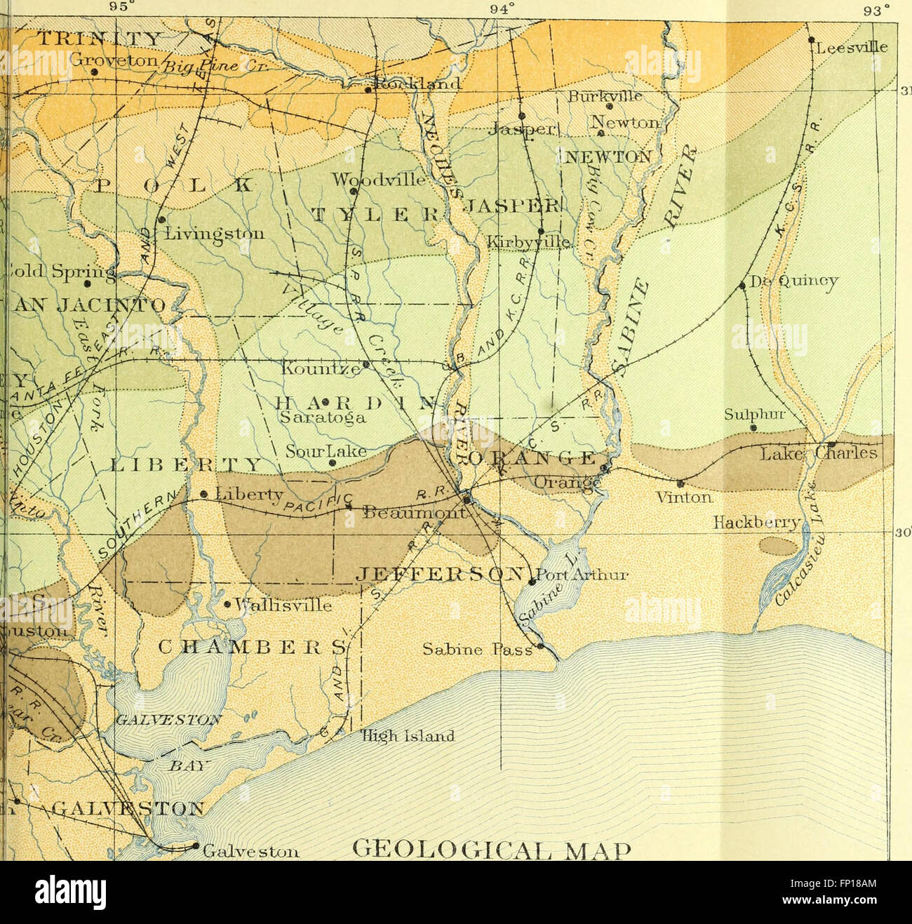 Gulf Oil Field Geology