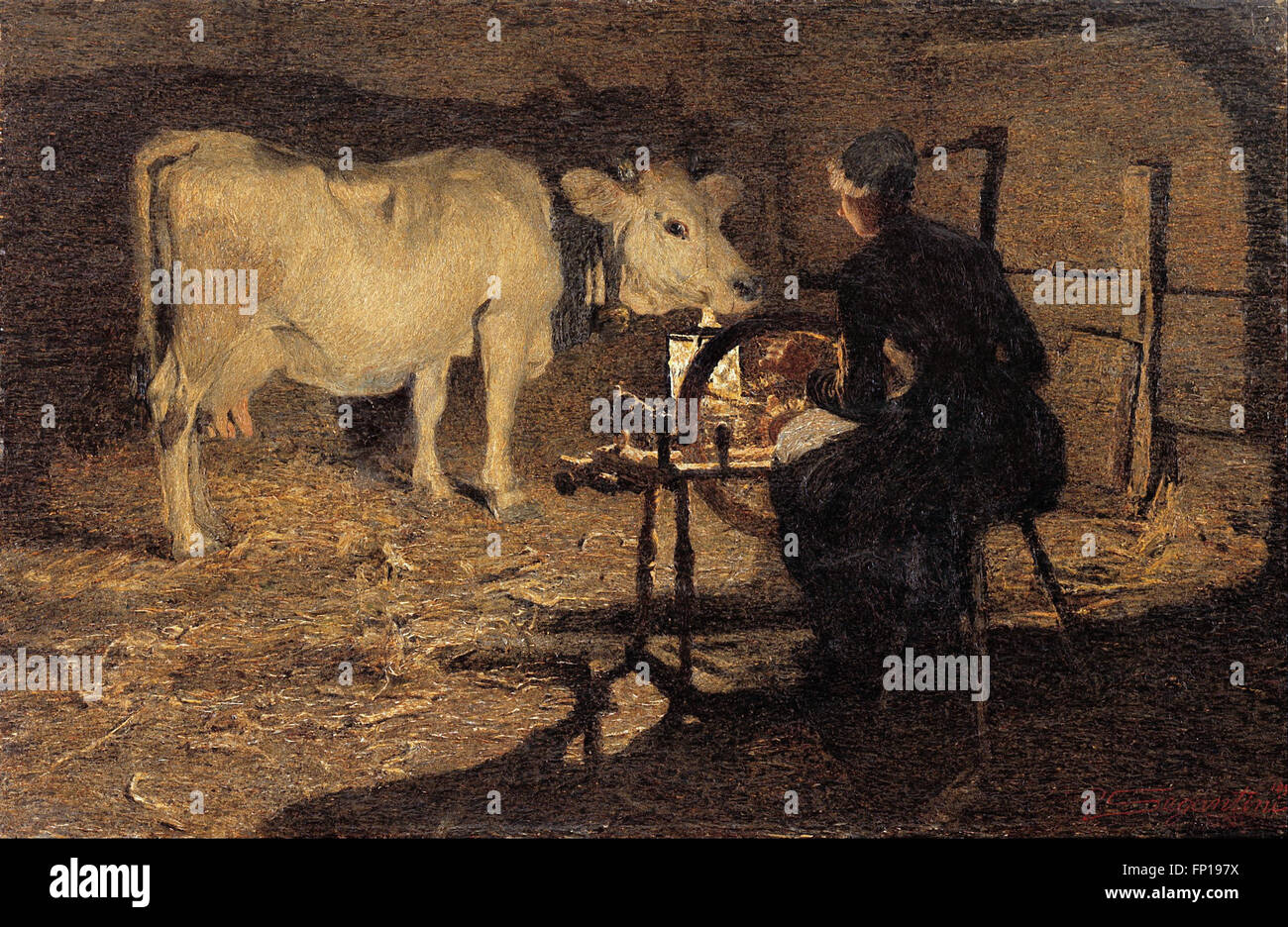 Giovanni segantini painting hi-res stock photography and images - Alamy