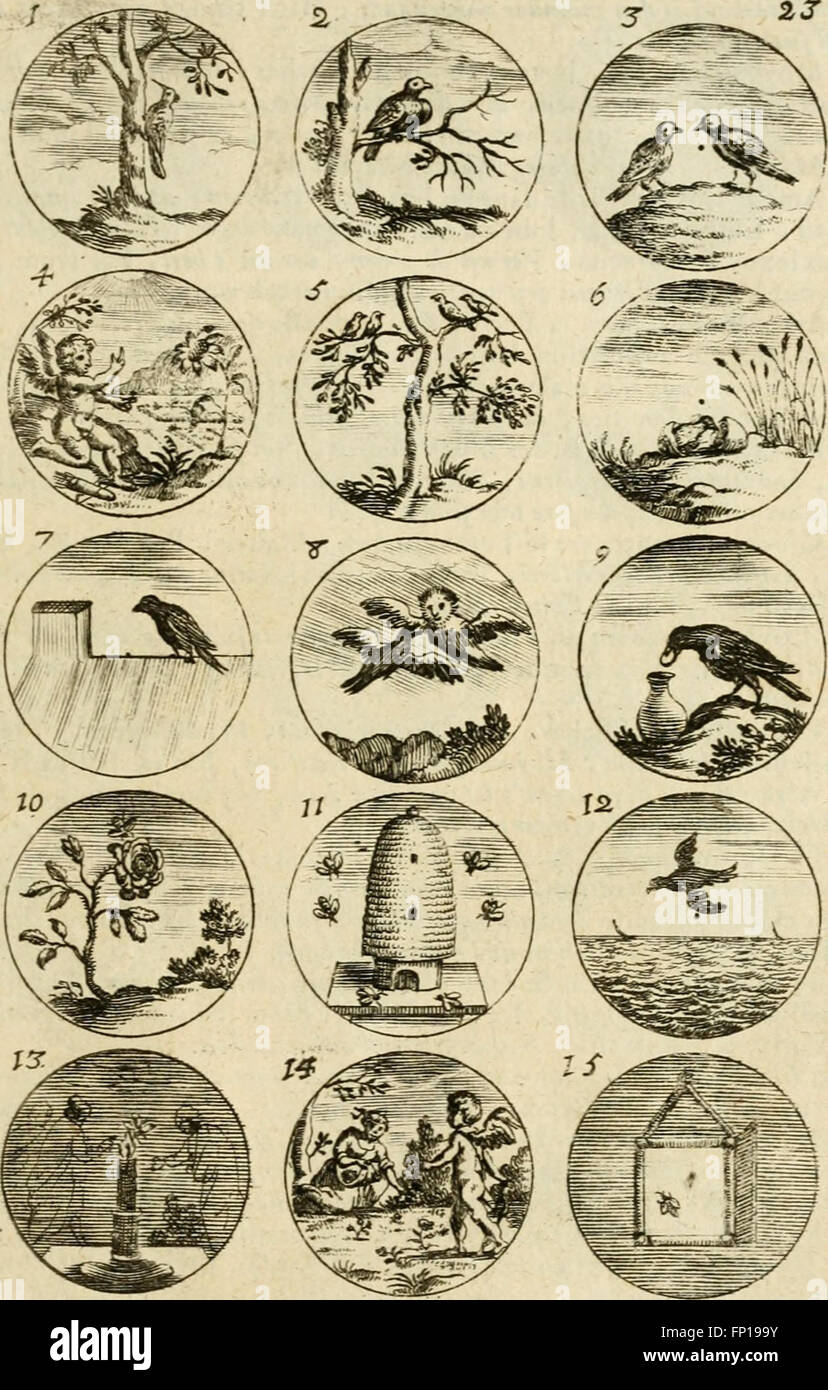 Devises et emblemes anciennes et modernes, tirC3A9es des plus celebres ...