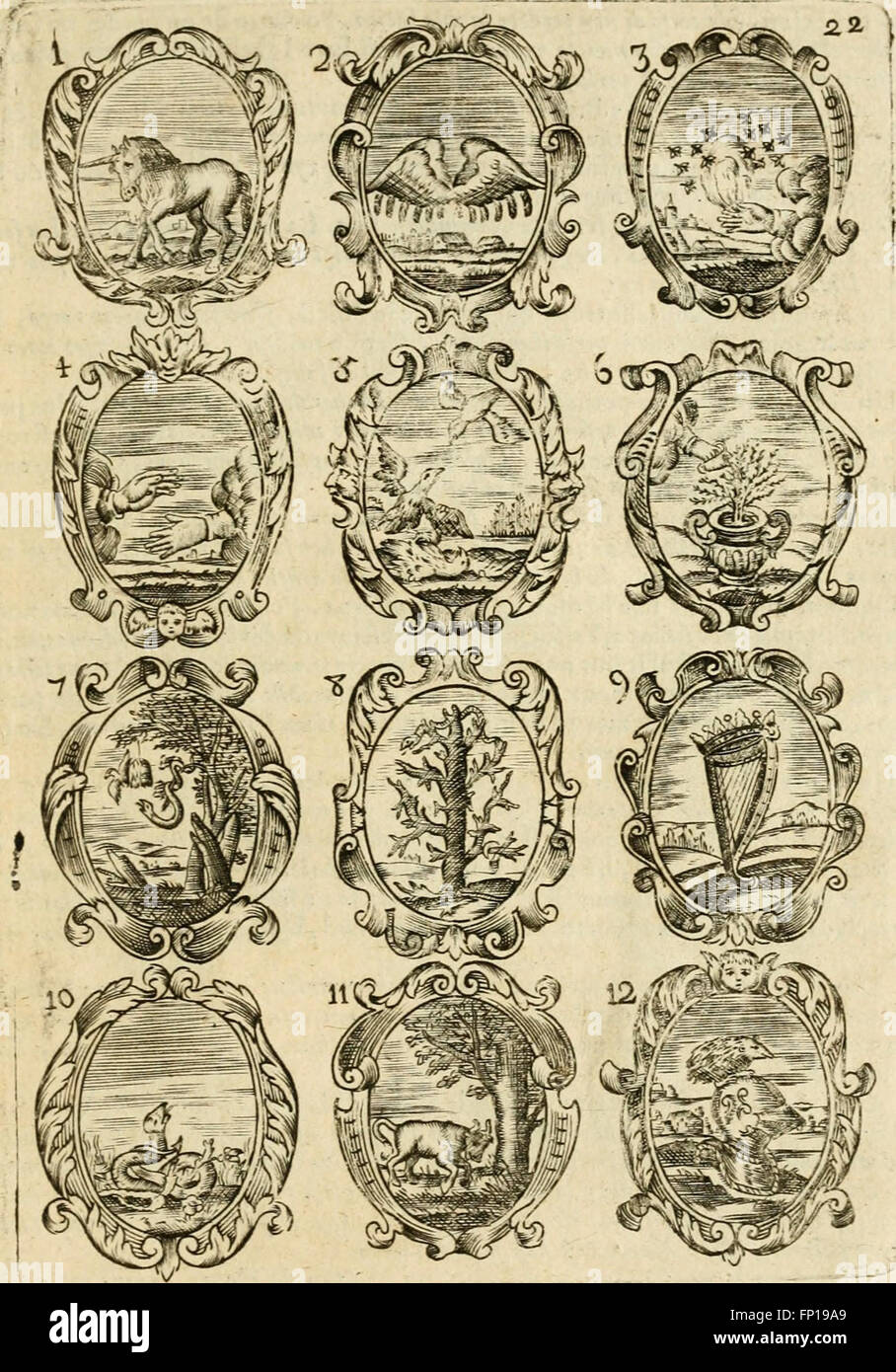 Devises et emblemes anciennes et modernes, tirC3A9es des plus celebres ...