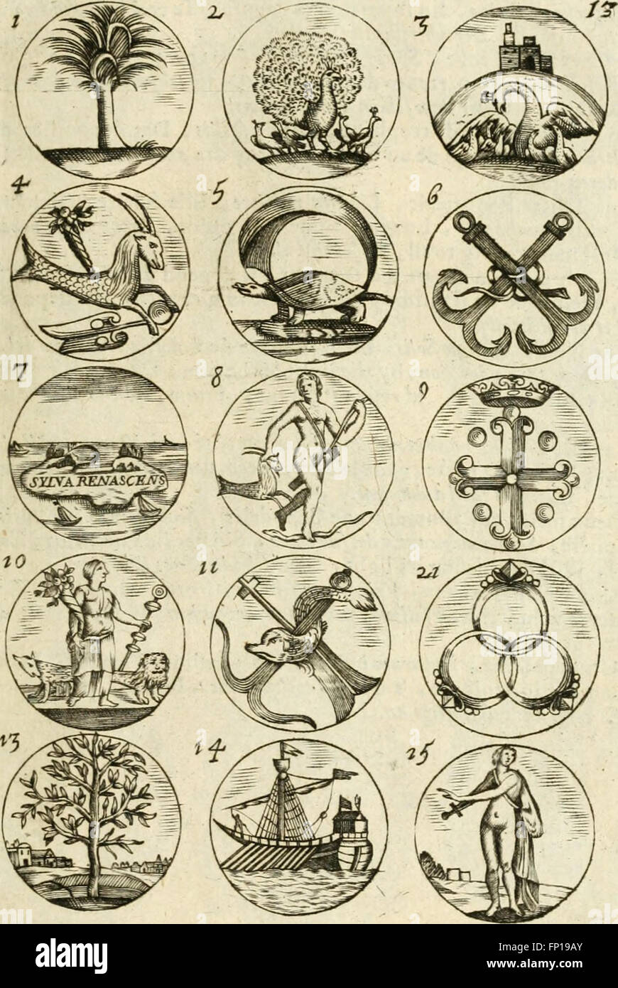 'Devises et Emblemes Anciennes et Modernes' is a collection of emblems ...