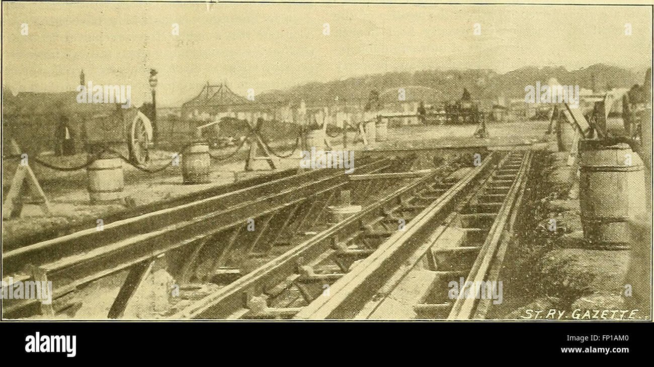 The Electric Railway Gazette, published in 1895, focuses on the ...