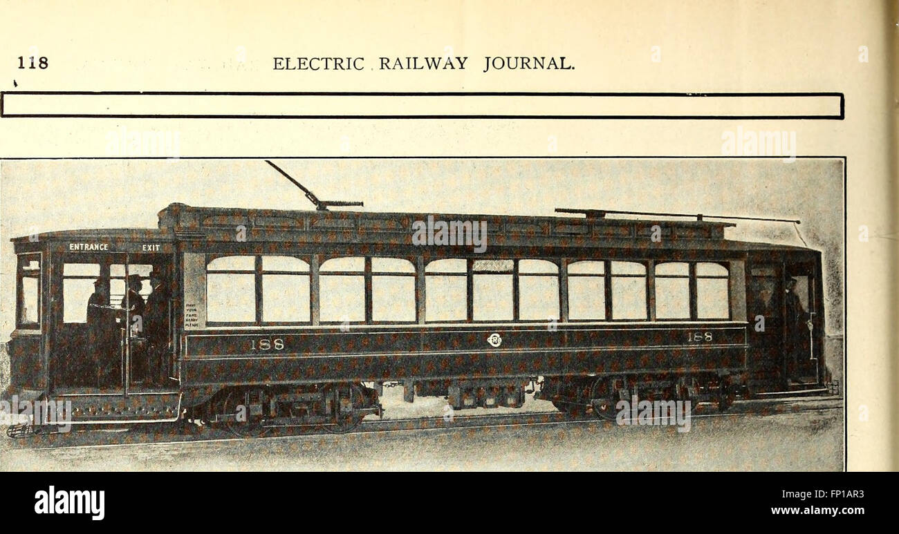 'Electric Railway Journal' (1910) focuses on the advancements in ...