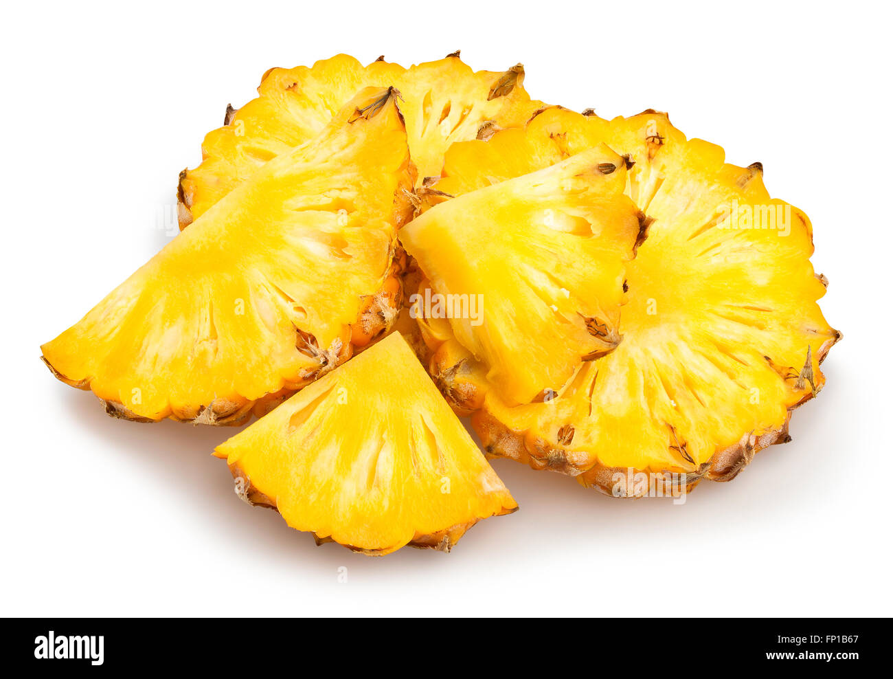 pineapple chunks isolated Stock Photo - Alamy pineapple chunks isolated Stock Photo - Alamy