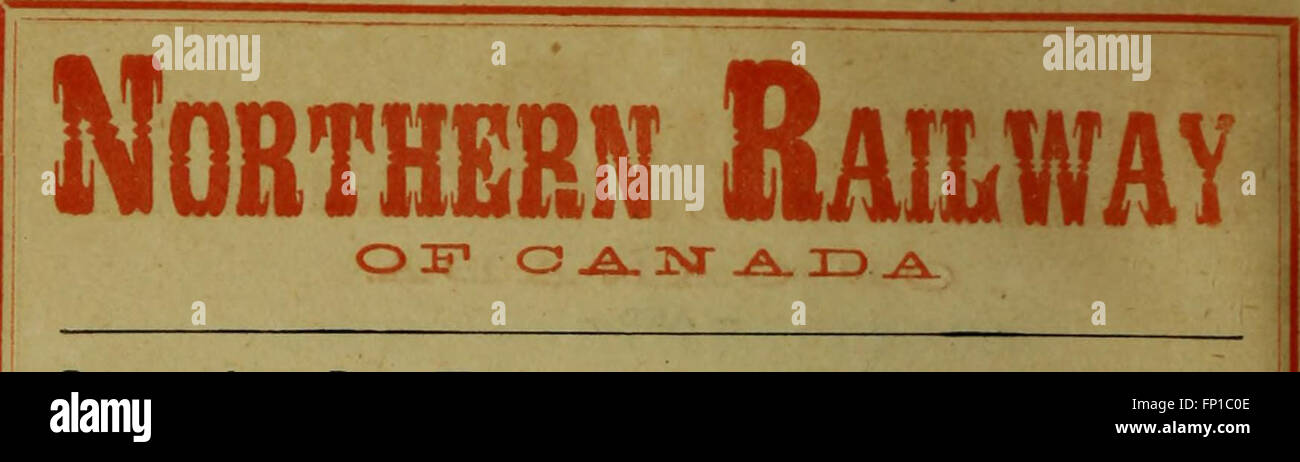 Canadian northern railway hi-res stock photography and images - Alamy