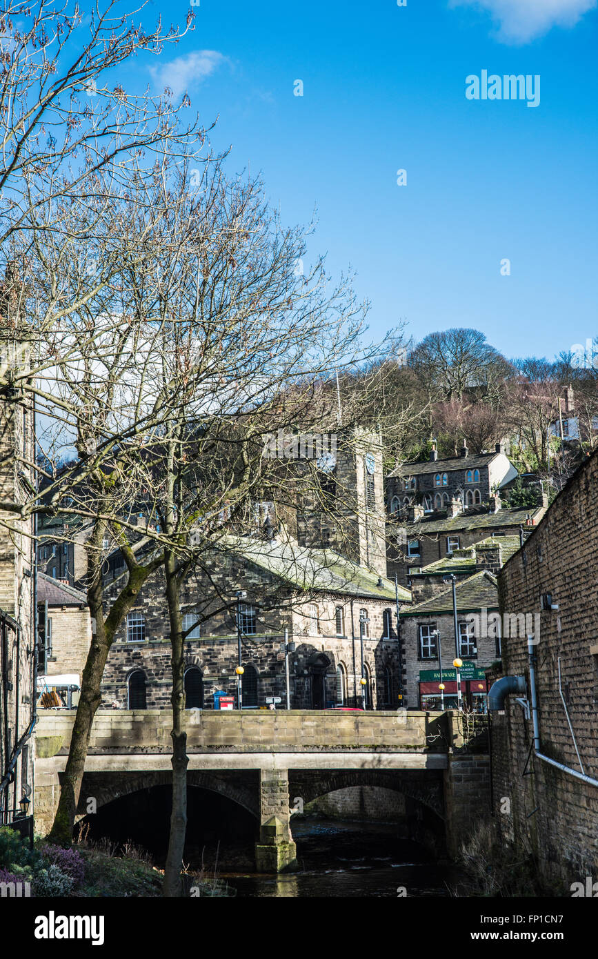 Holmfirth Yorkshire, church, Holy Trinity Ray Boswell Stock Photo - Alamy